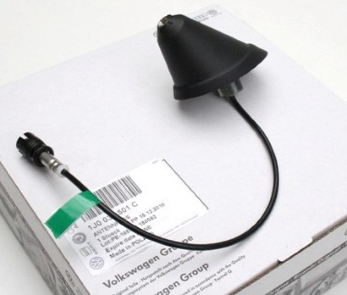 VW Antennenfuß Dachantenne (Golf 4, Passat, Polo, uvm.) Original | ahw ...