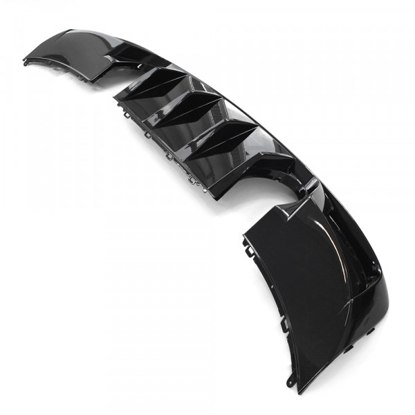 Original Audi TT (8S) S-Line Competition Spoiler hinten Diffusor Black ...
