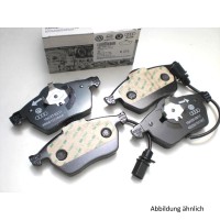 Original Audi Bremsbeläge Komplettsatz Hinterachse Beläge 4B3698451A ...