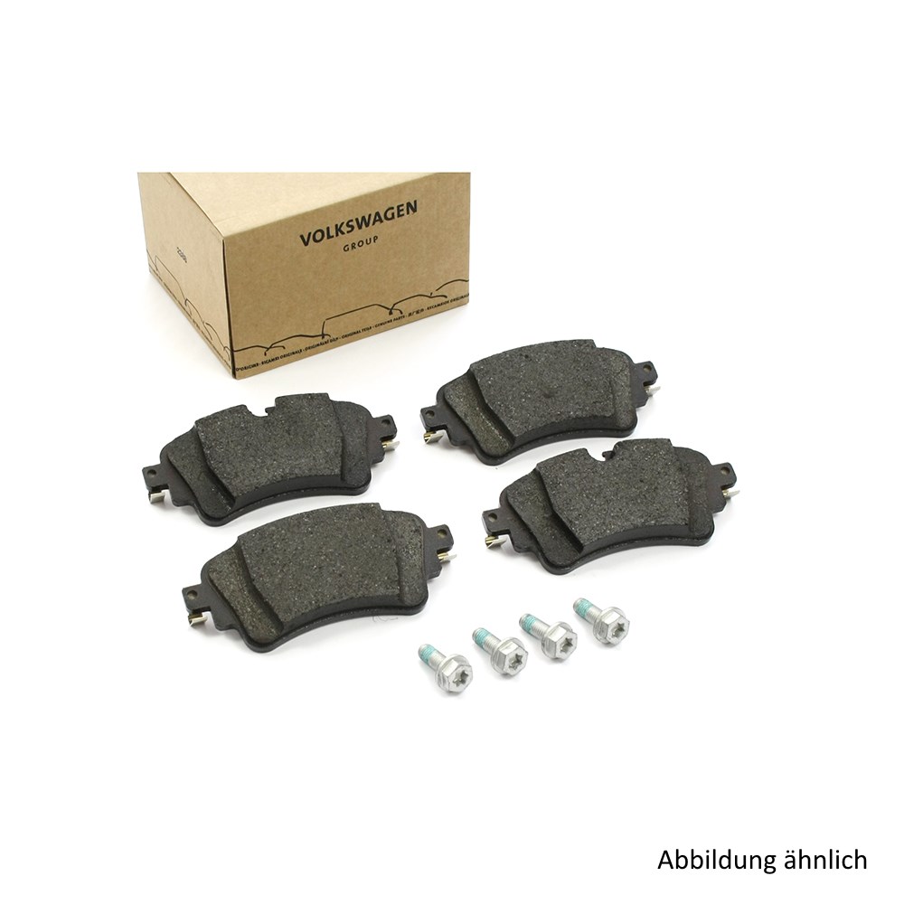 Original VW Audi Bremsbeläge Hinterachse Beläge Bremsen Scheibenbremsen ...