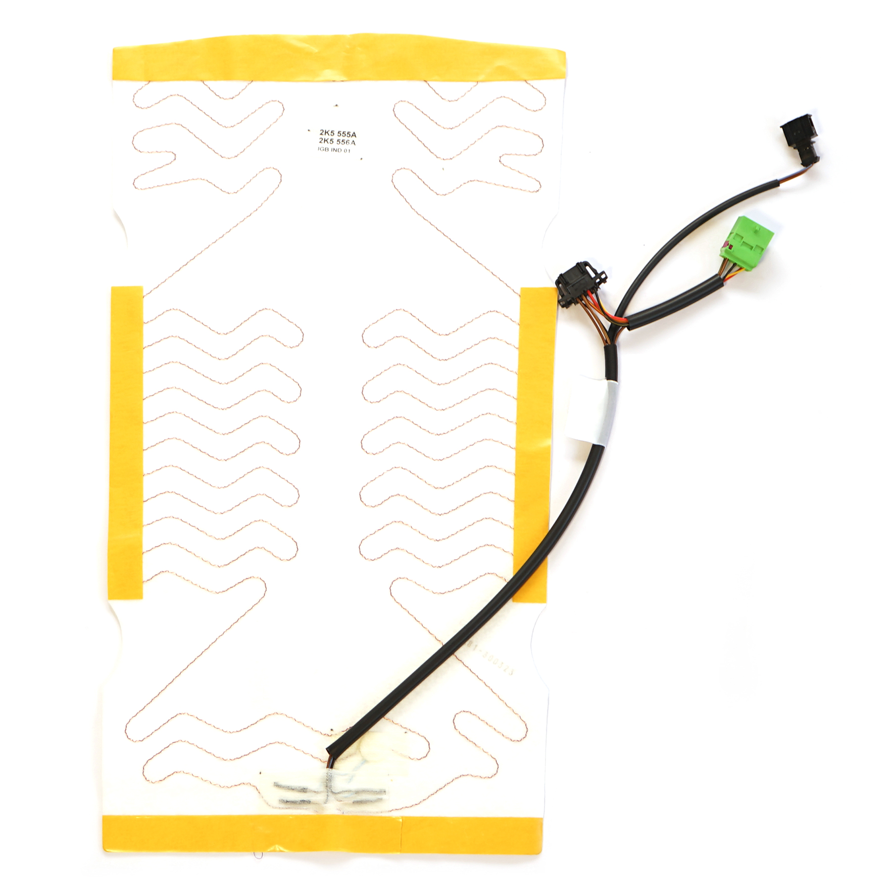 Original VW Caddy 3 (2C) Sitz-Heizelement Fahrersitz links Sitzheizung ...