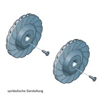 Original Audi Bremsscheiben RS4 RS5 R8 Bremsen Vorderachse gelocht ...