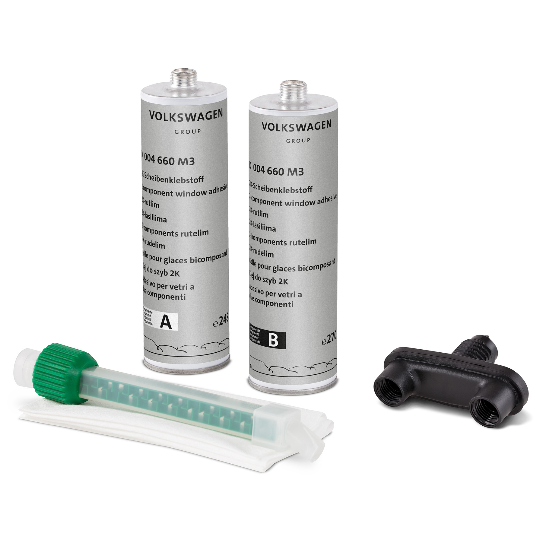 Original VW Scheibenklebstoff 2K-Kleber Statikmischer Klebstoff ...