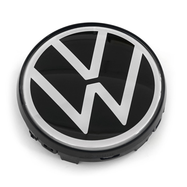 Original VW Emblem vorn beleuchtet Zierleiste Logo weiß/schwarz ...