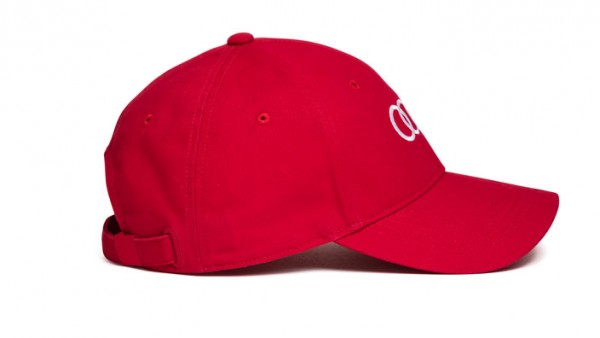 Original Audi Sport Baseballkappe Basecap rot Cap Ringe Logo 3131701010 ...