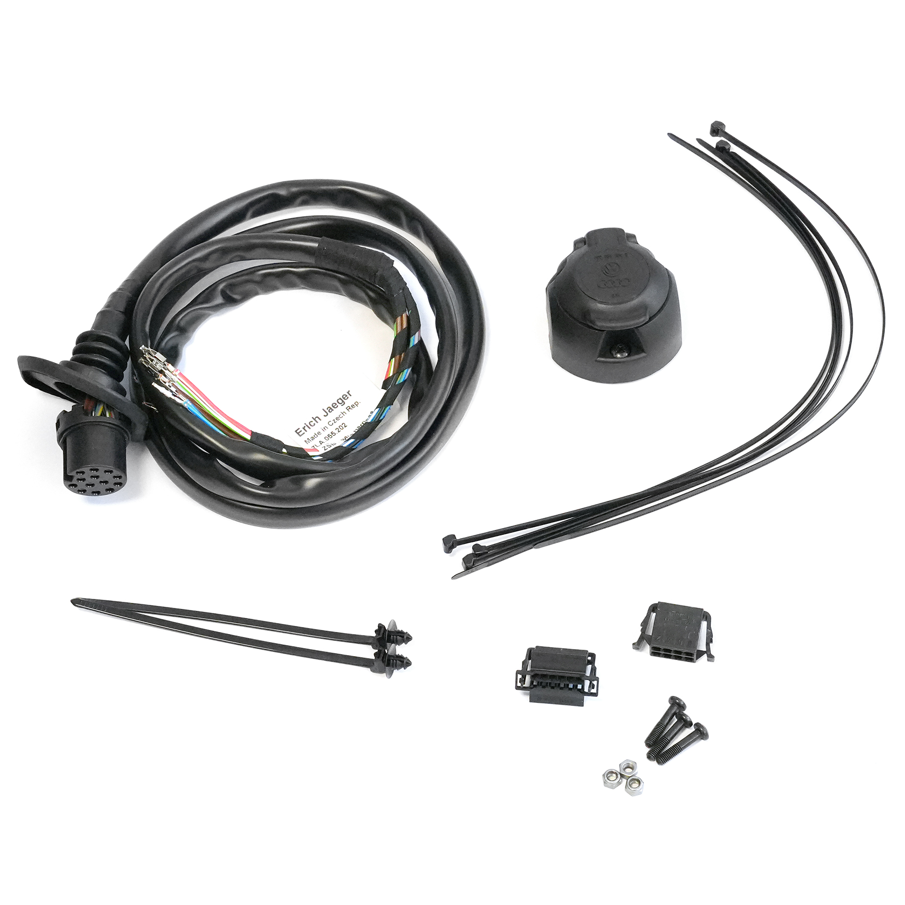 Original VW T6.1 Elektroeinbausatz Anhängevorrichtung 13-polig ...