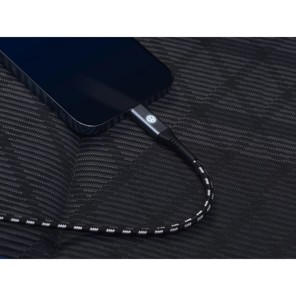 Original VW Anschlusskabel USB-C auf Apple Lightning Premium Ladekabel ...