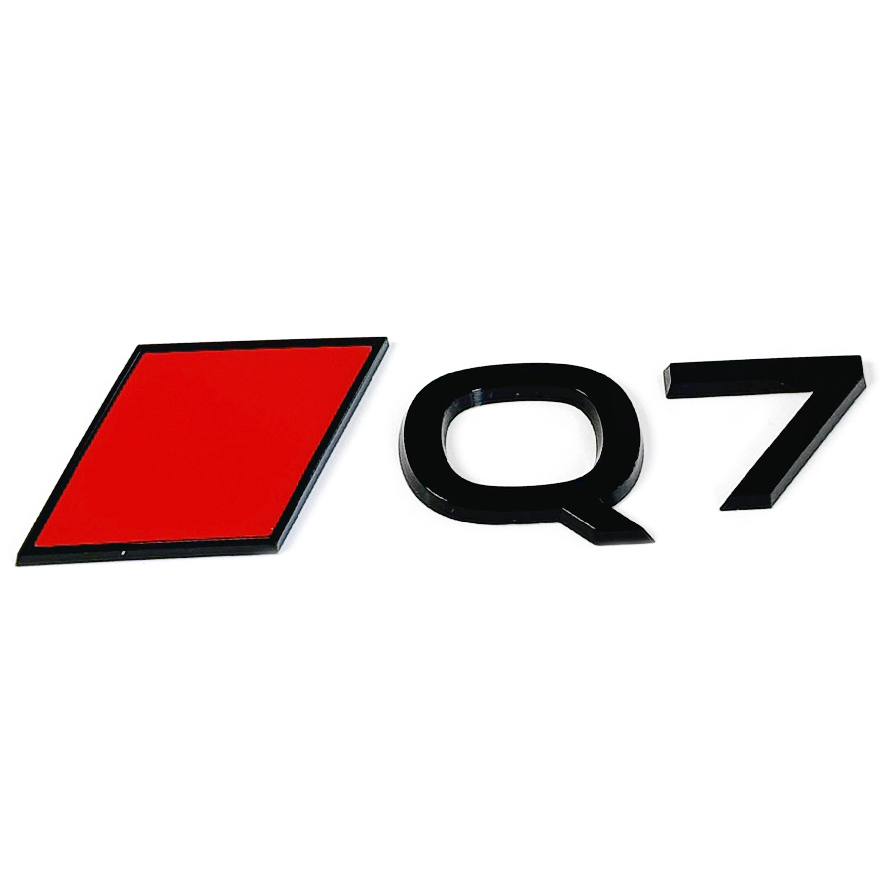 Original Audi Q7 Schriftzug Audi Sport Raute Emblem Black Edition ...