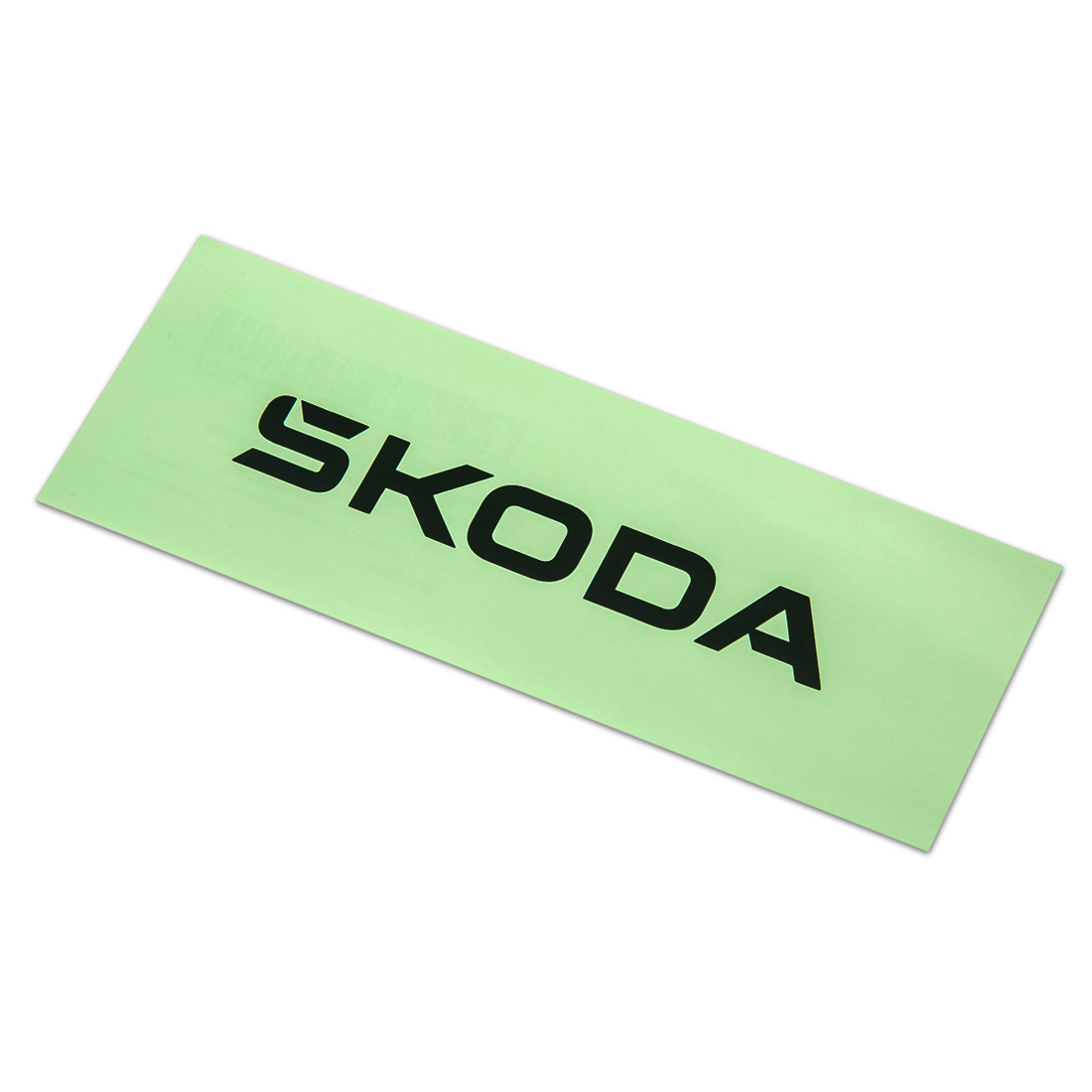 Original Skoda Aufkleber 450x165 Logo Sticker grün 6U0087703BJ | ahw ...