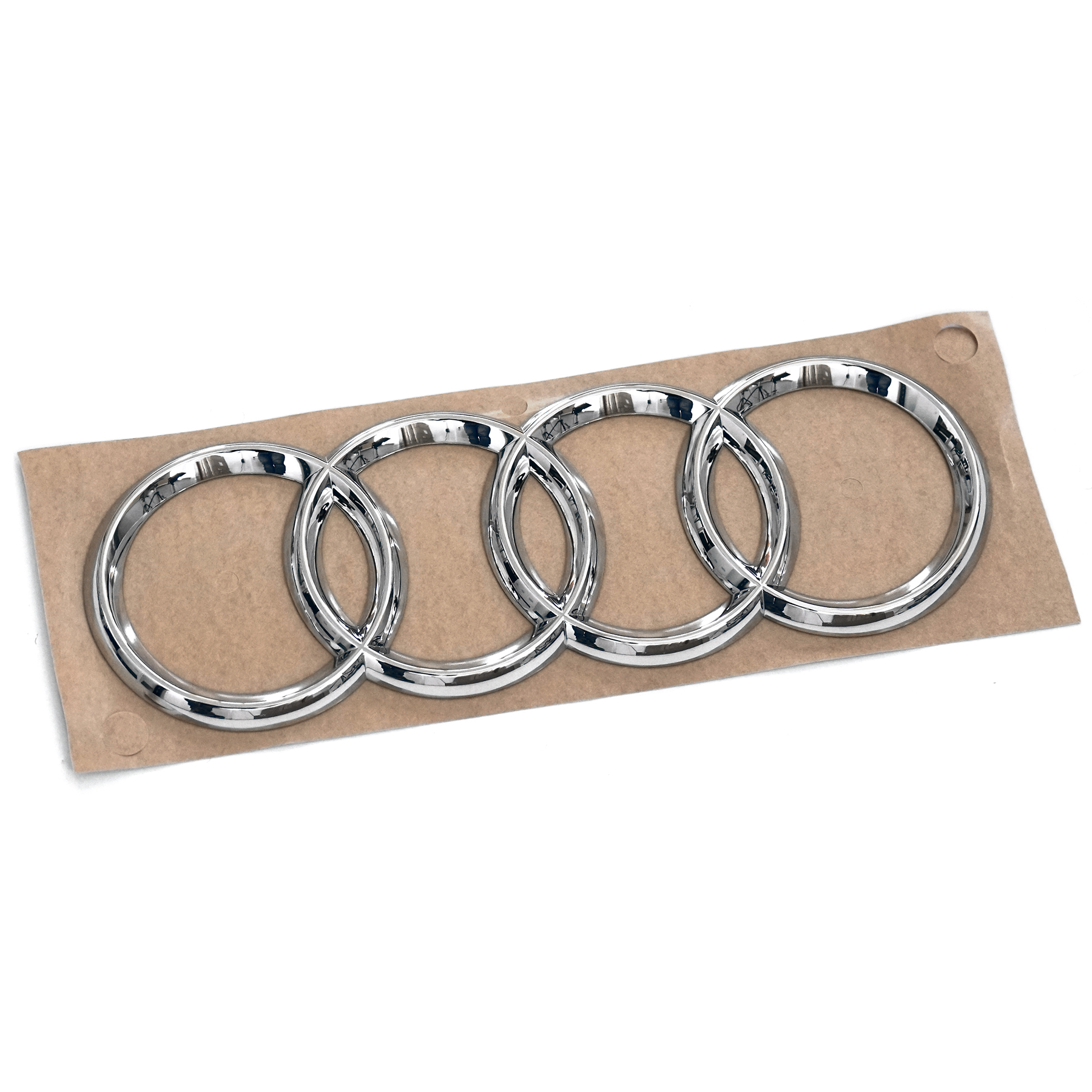 Original Audi Zeichen hinten chrom Emblem Heckklappe Logo Ringe ...